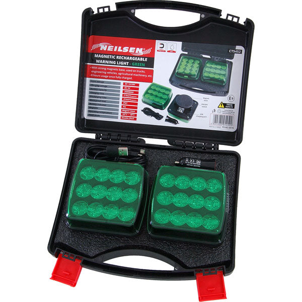 CT5452 - Magnetic Green Rechargeable Warning Lights – MADMUNK CANNON ...